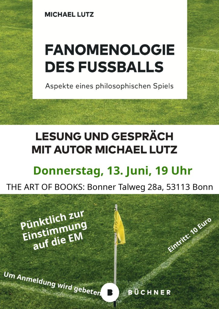 Zur Einstimmung auf die EM liest Michael Lutz am 13. Juni aus seinem Buch über die ...